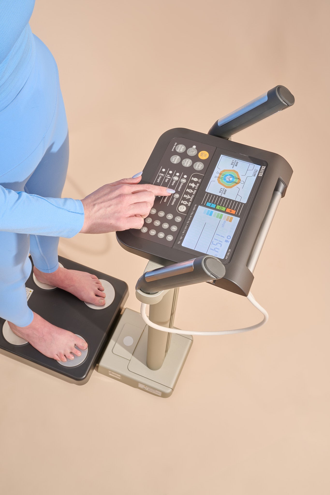 MC‐780U Plus S Multi-Frequency Segmental Body Composition Analyzer ...